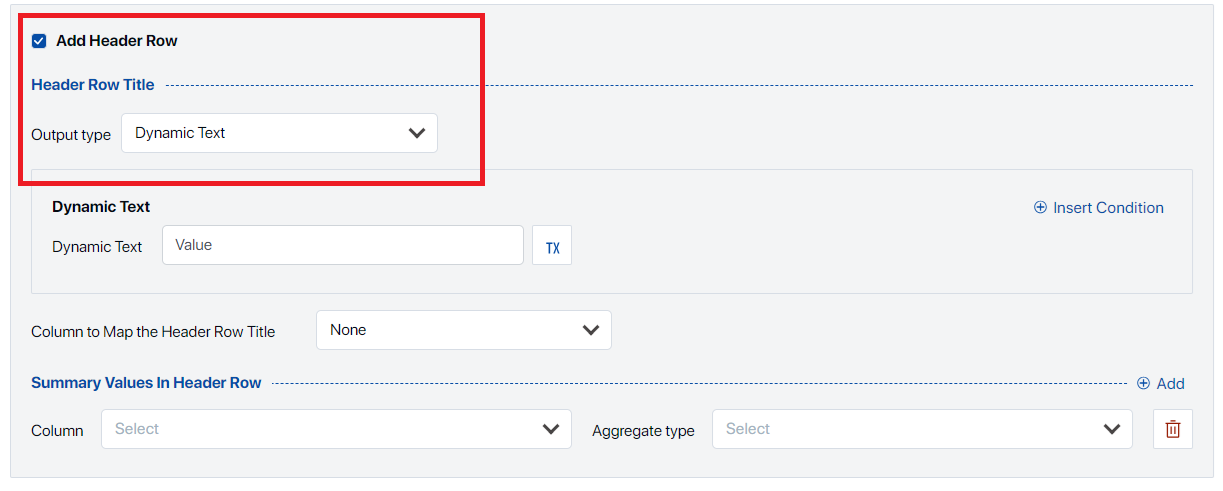Creating Group Header Rows | Assette Support