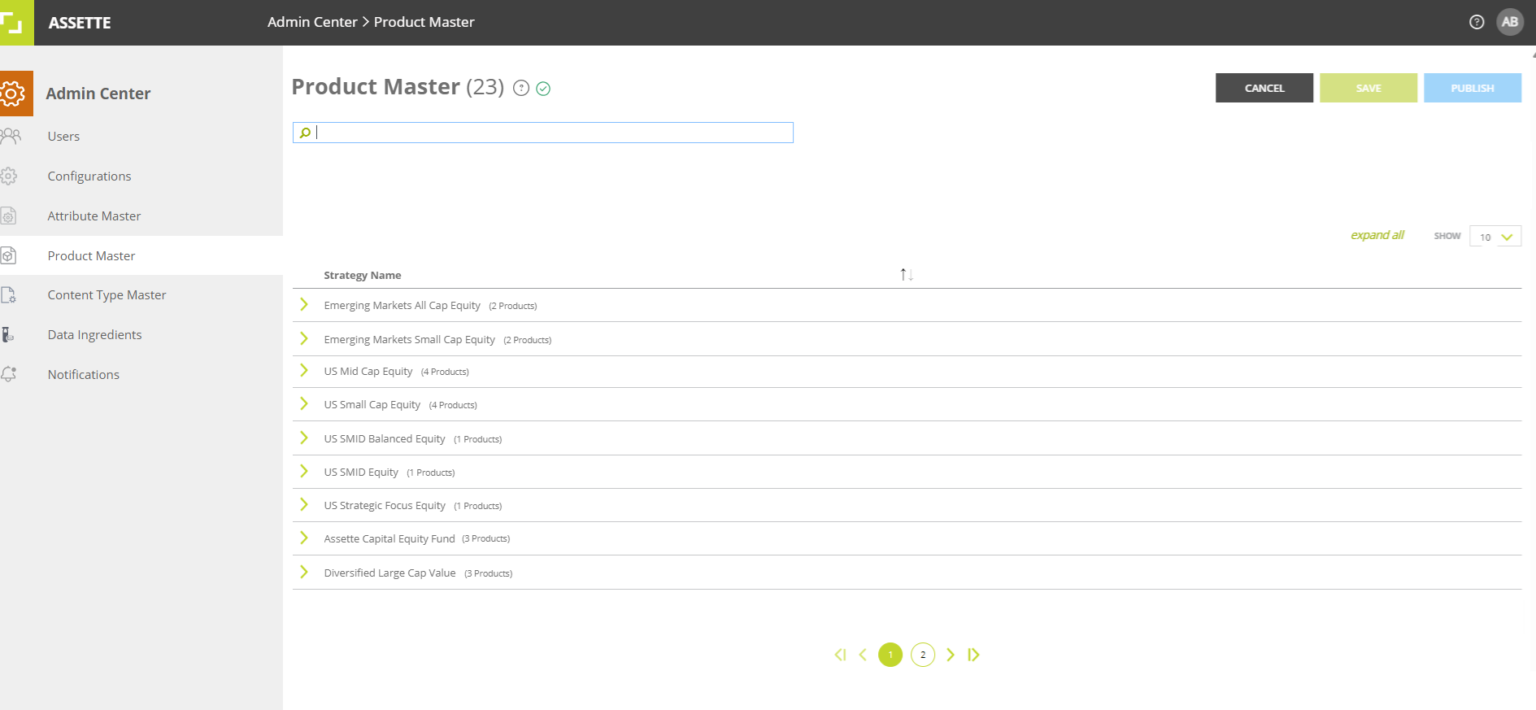 Product Master Overview | Assette Support