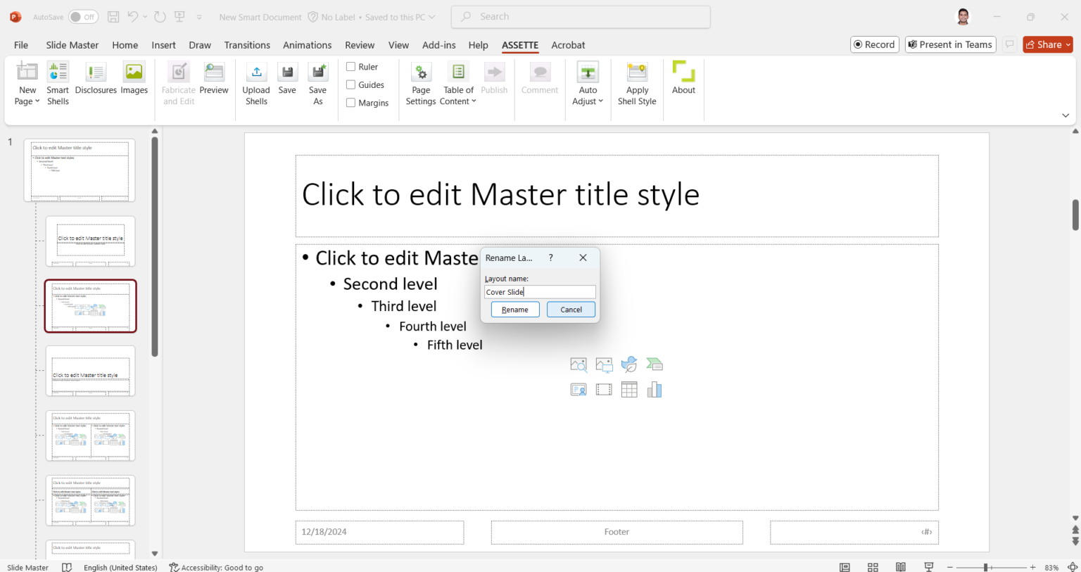 Master Slide Layouts For Dynamic Brand Themes | Assette Support