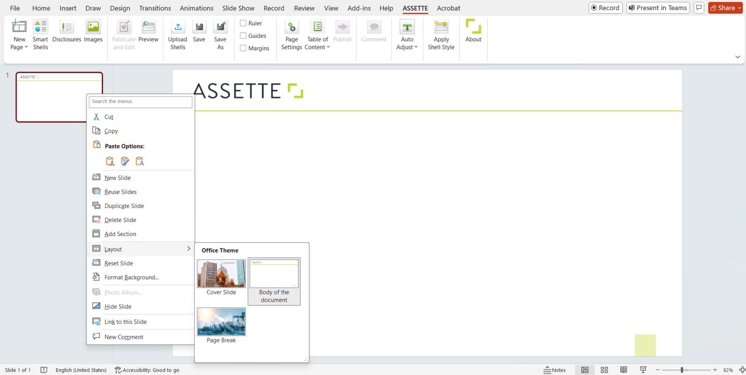 Master Slide Layouts For Dynamic Brand Themes | Assette Support