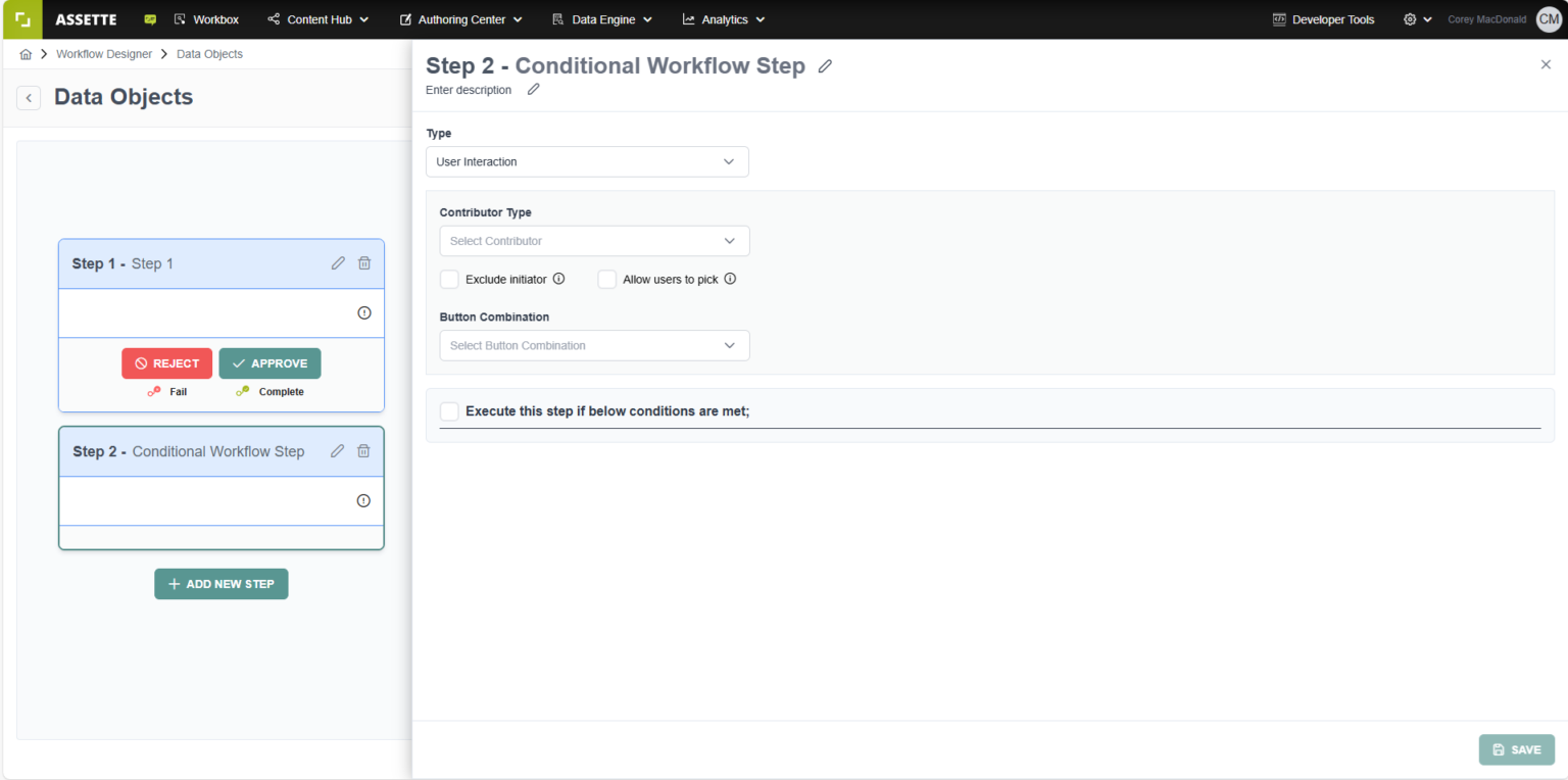 Creating Conditional Workflows | Assette Support