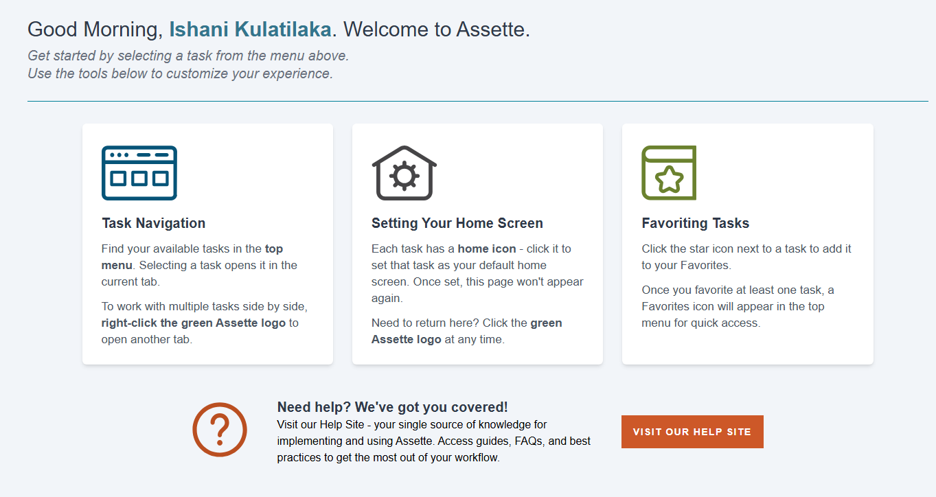 The Assette Home Page | Assette Support