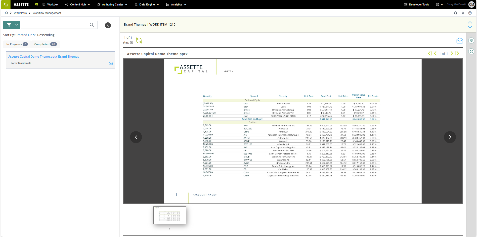 Workflow Management Overview | Assette Support