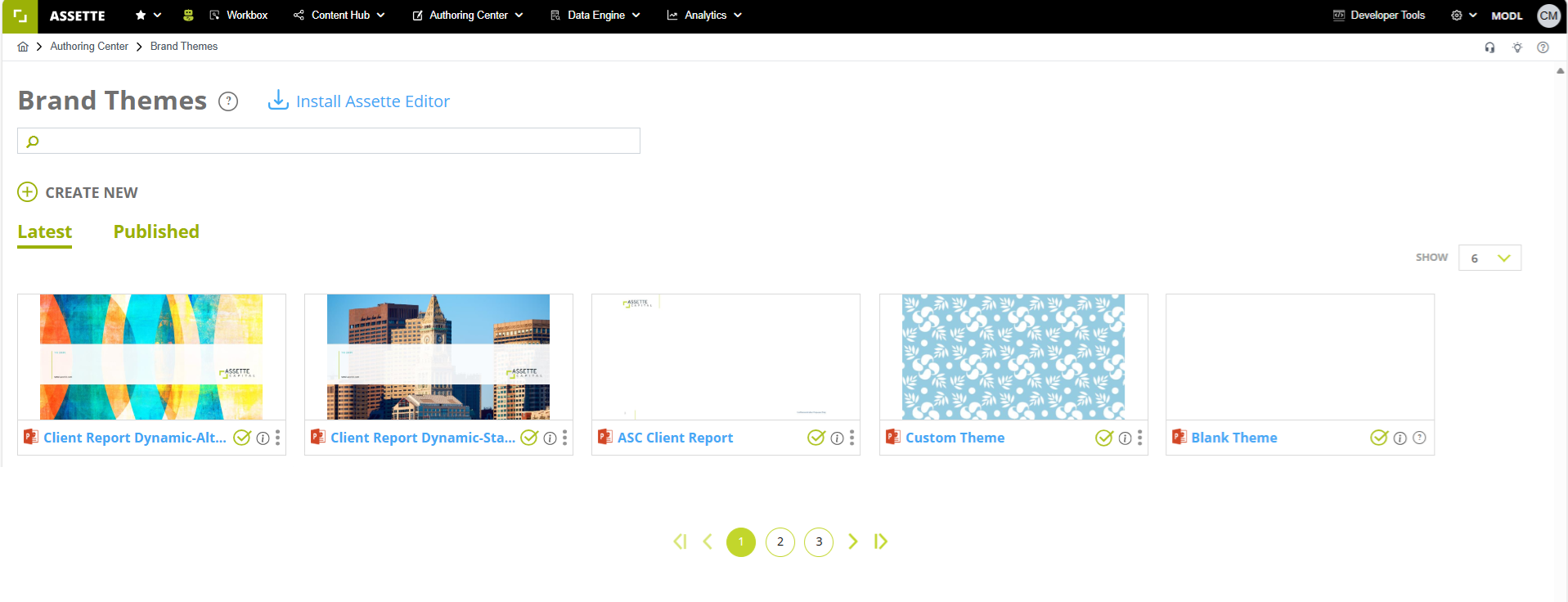 Managing Multiple Themes Within A Single Brand Theme | Assette Support