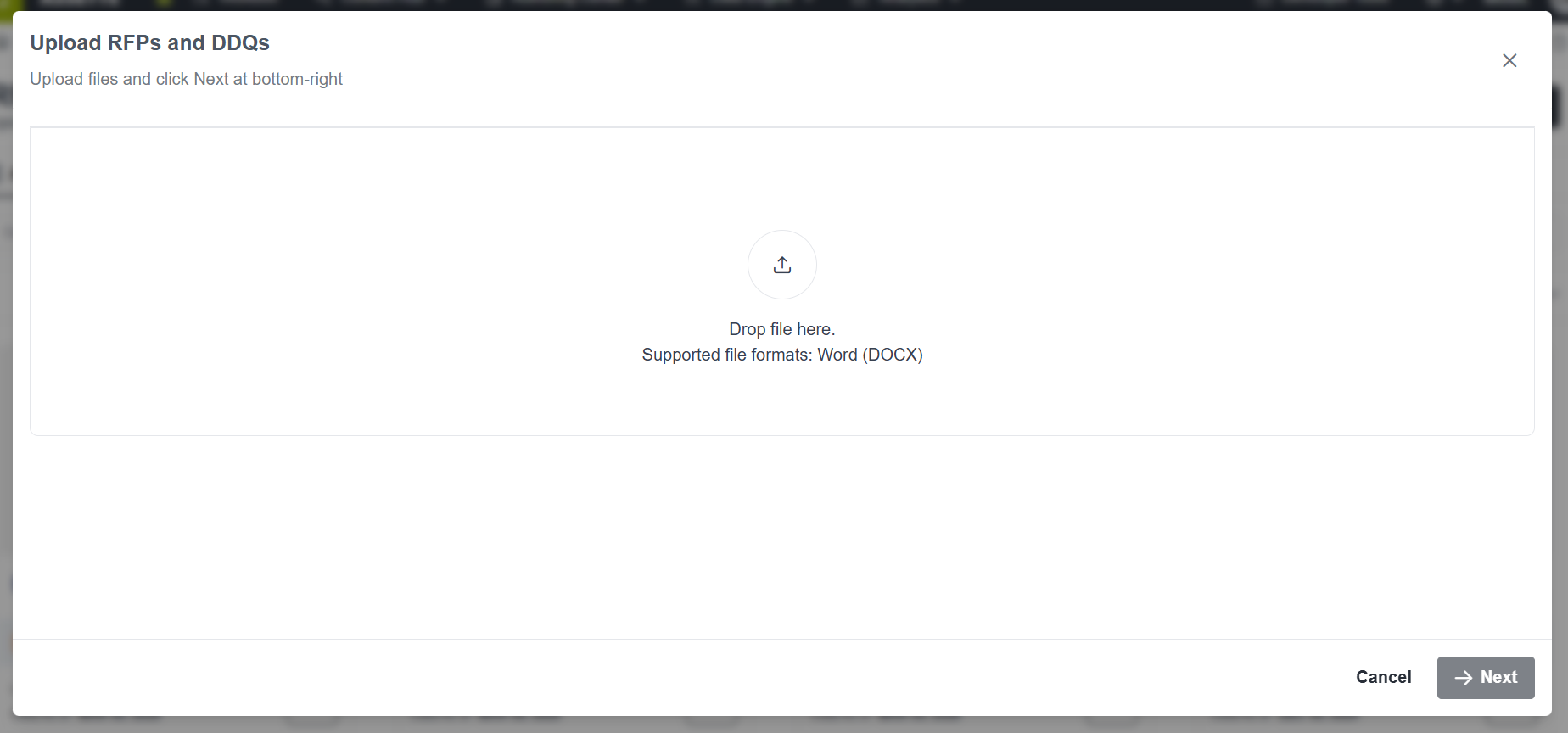 Uploading An RFP To The Assette | Assette Support