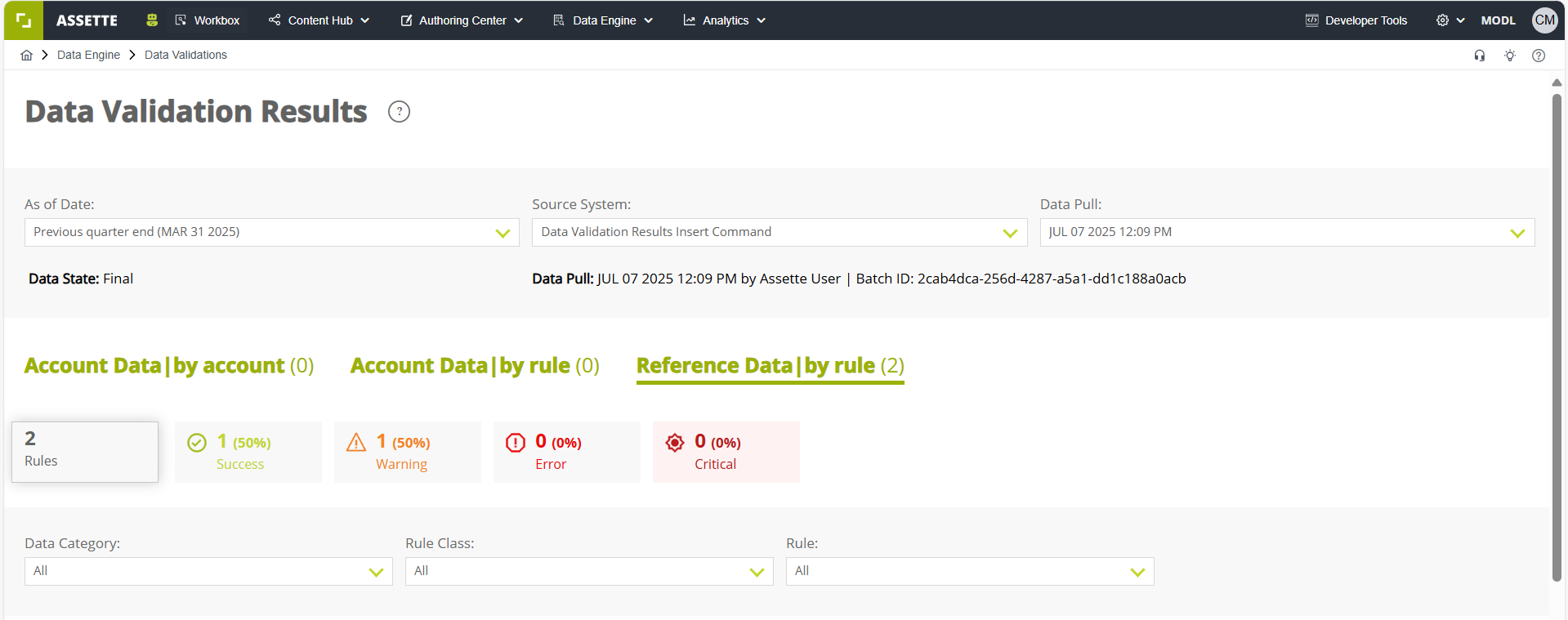 Data Validations | Assette Support
